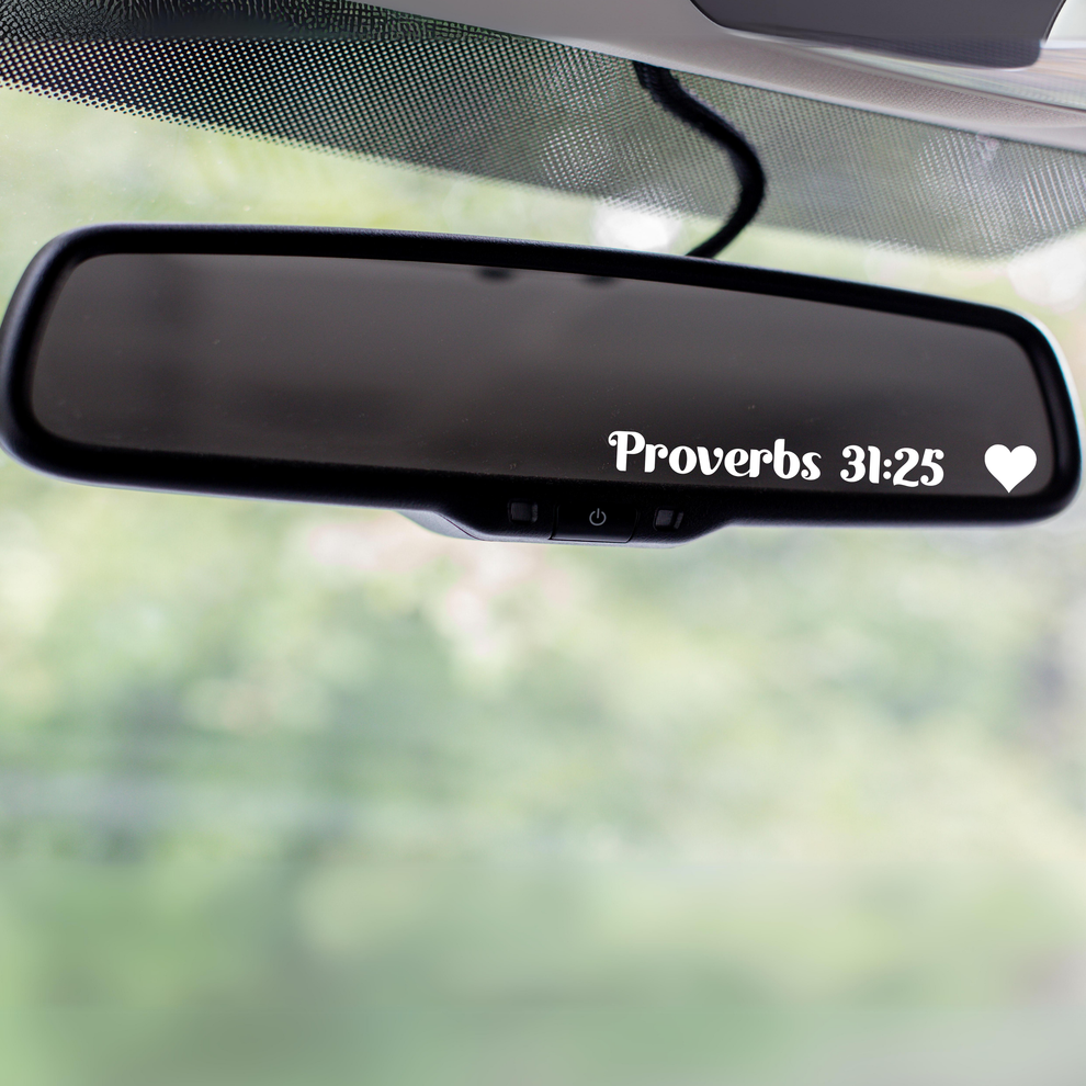 Proverbs 31:25 Mirror Decal – That’s Ducked Up