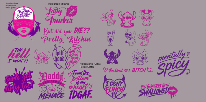 JC Decals Holo and Glitters – That’s Ducked Up