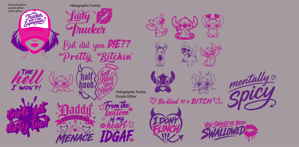 JC Decals Holo and Glitters – That’s Ducked Up