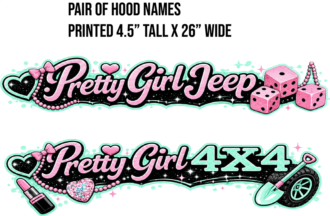 Pretty Girl Hood Name- Pair – That’s Ducked Up