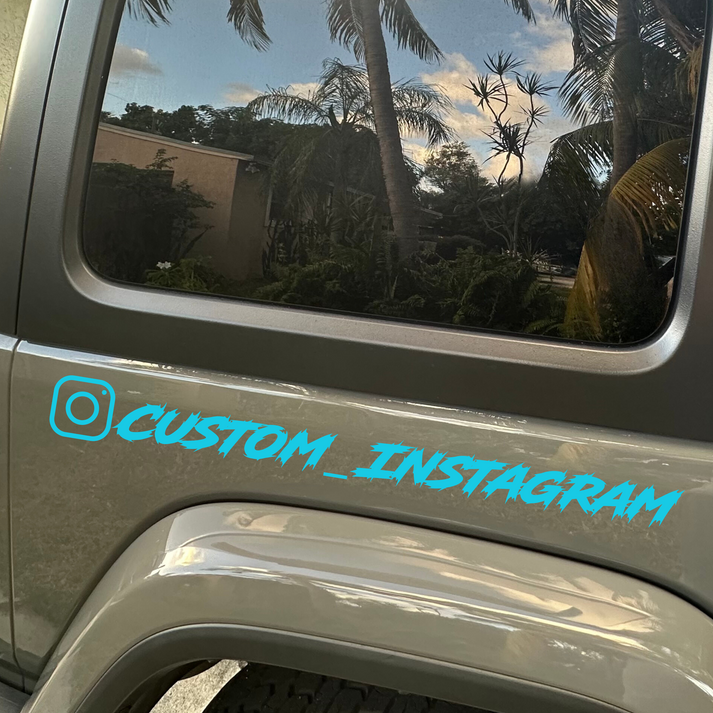 Custom Instagram Handle- Set of 2 – That’s Ducked Up